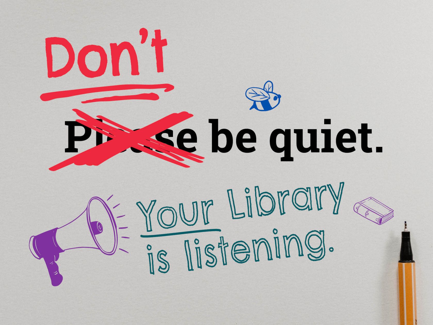 Don’t be quiet, your library is listening, News, La Trobe University