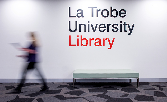 Building works at the Bendigo Campus Library - MyLaTrobe