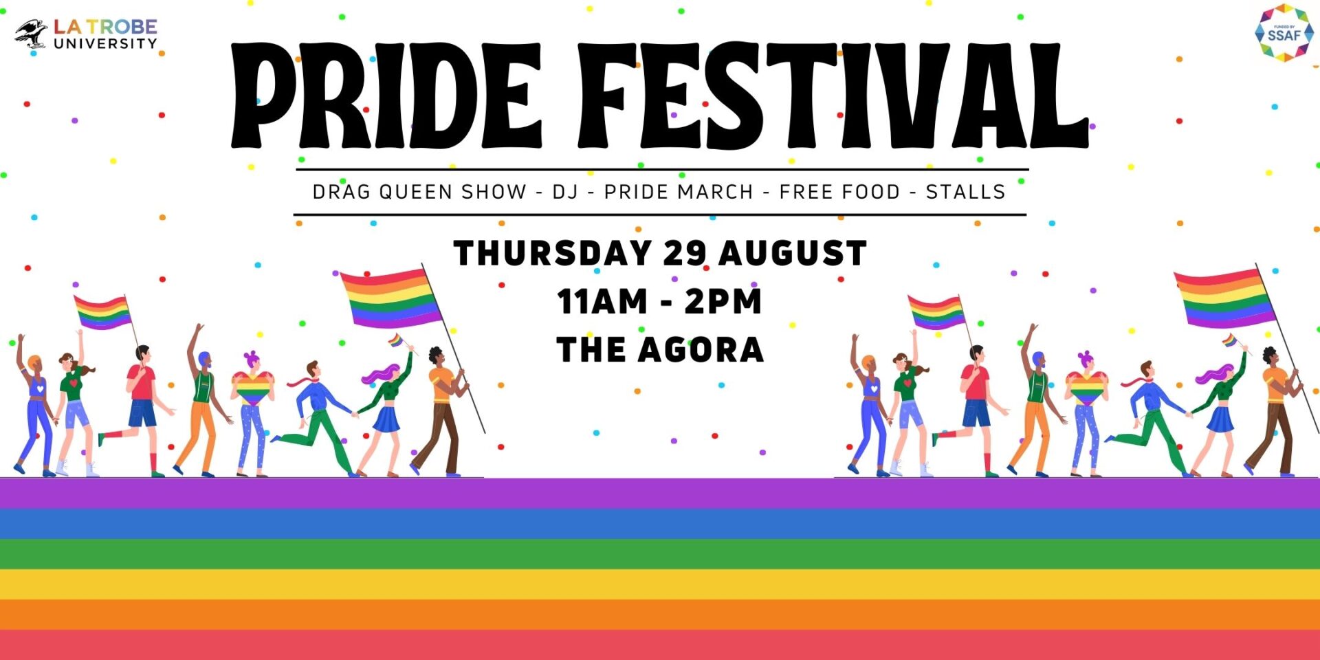 Pride Festival & Annual Pride March (Market Takeover) - MyLaTrobe