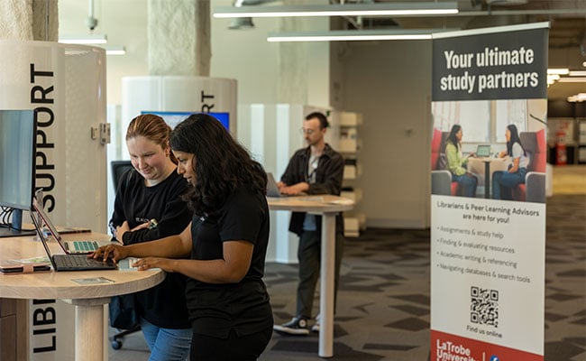 In-person study support now available at Bendigo Library - MyLaTrobe
