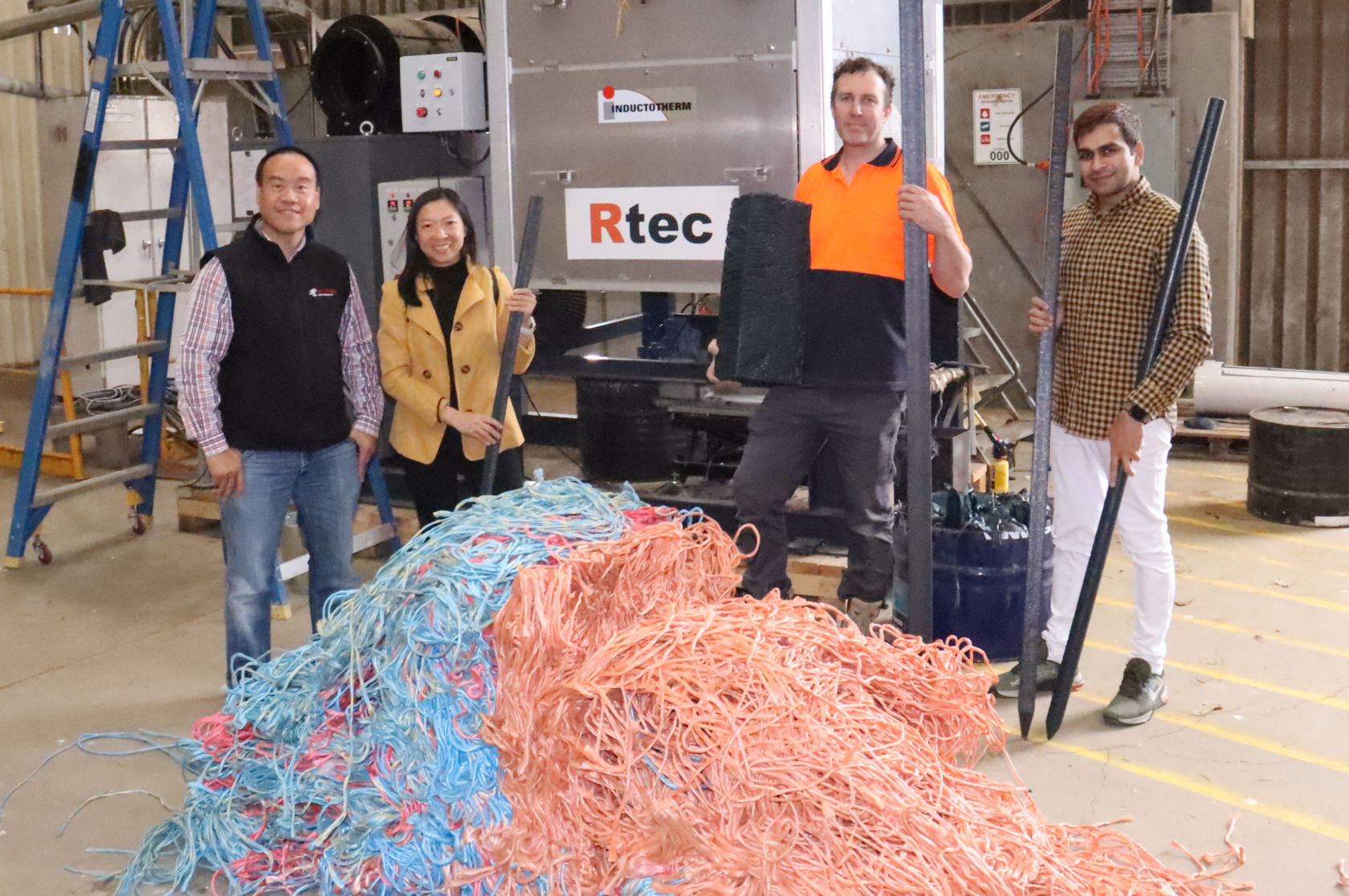 New tech tackles plastic farm waste, News, La Trobe University