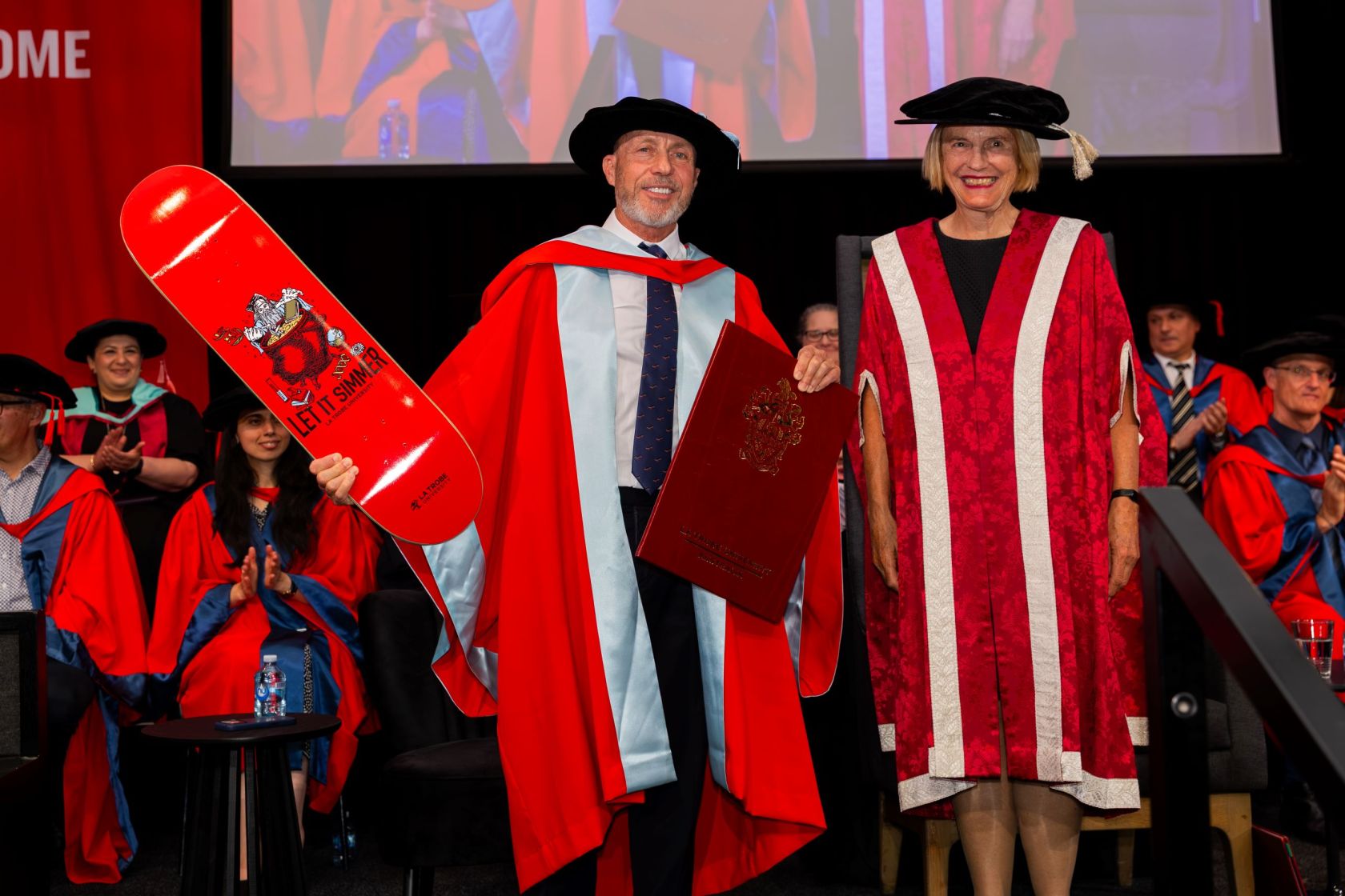 Globe Co-founder Receives La Trobe Hon Doc | Mirage News