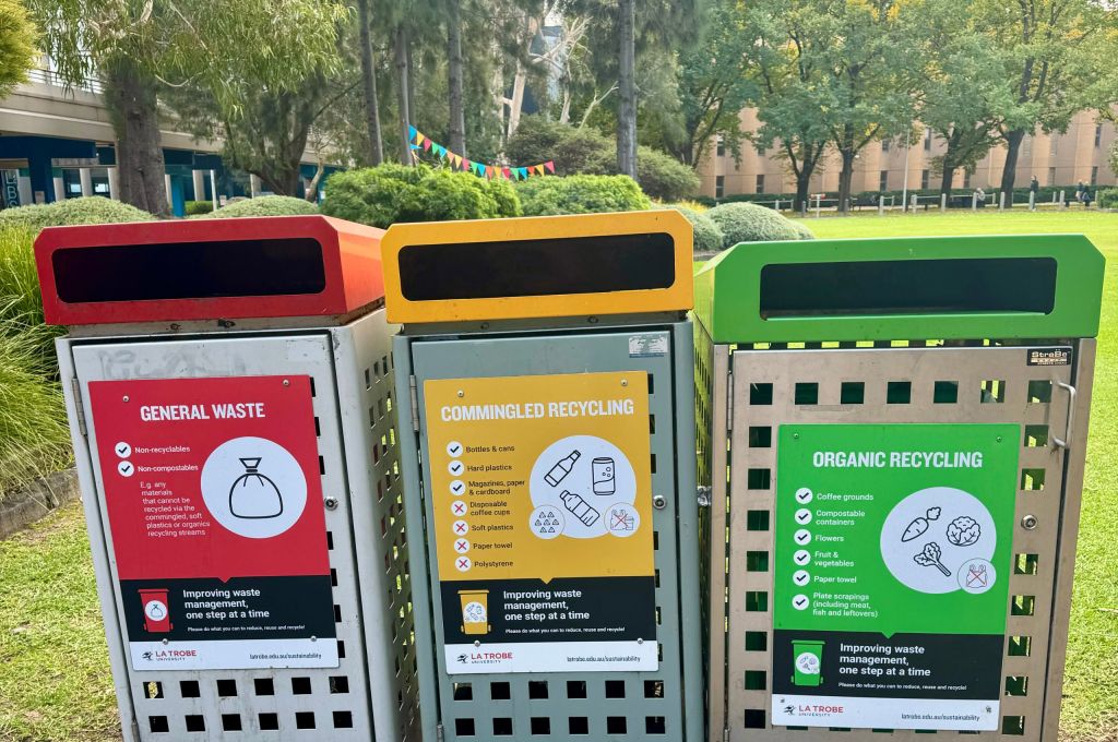 Diverting waste from landfill, Sustainability, La Trobe University